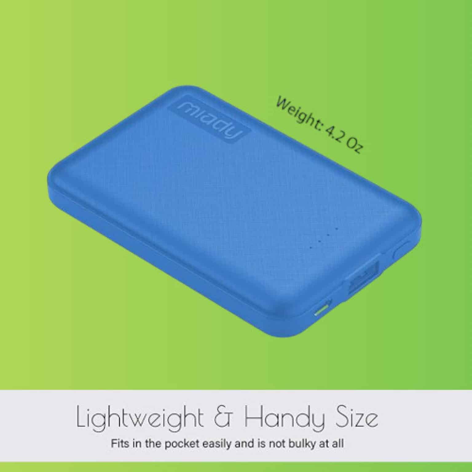 Miady 5000mAh Mini Portable Charger Review, Analysis and Features (2025)